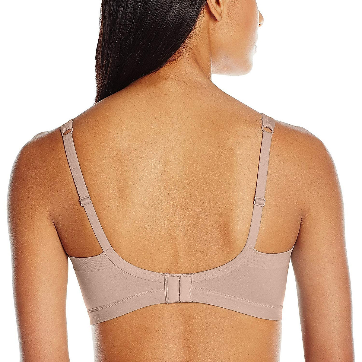 Warner's Women's Easy Does It Underarm-Smoothing with Seamless Stretch Wireless Lightly Lined Comfort Bra Rm3911a, Toasted Almond, XL