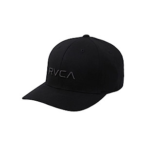 RVCA Men's Flex Fit, Black