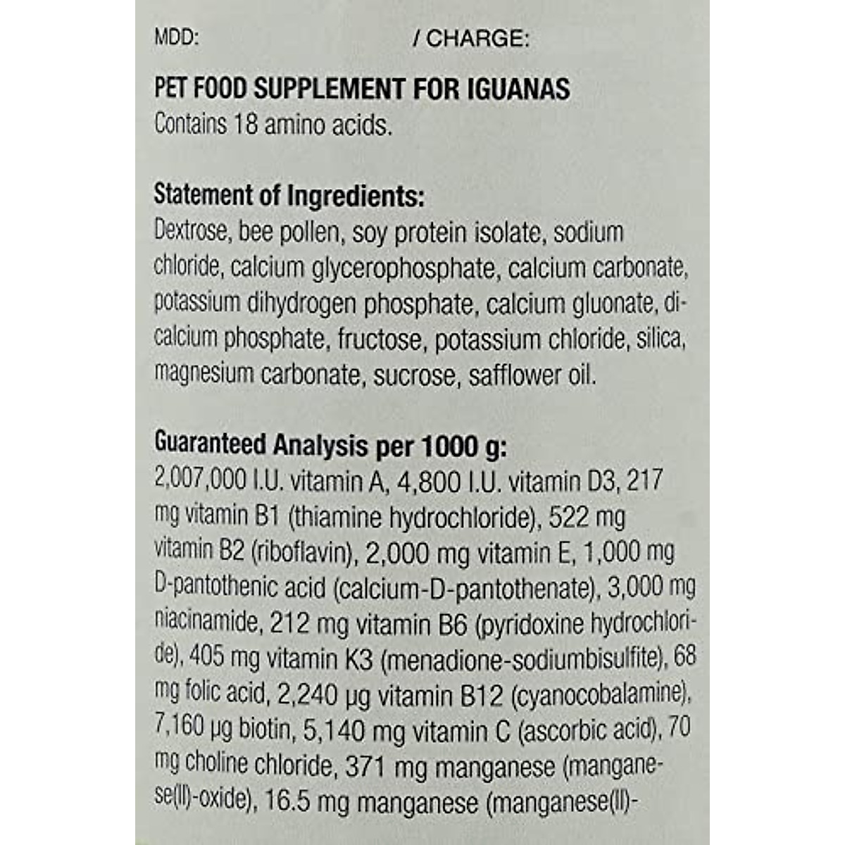 Nekton Iguana Vitamins, 220gm (7.76oz.)