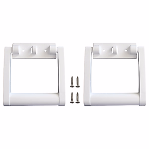 JSP Manufacturing White Aftermarket Plastic Igloo Cooler Replacement Handles for 25-72 qt Coolers 21023 (2)