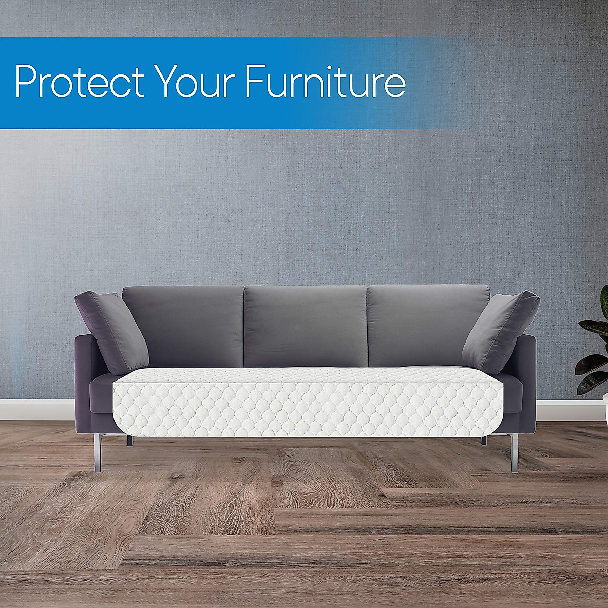 RMS Ultra Soft 4-Layer Washable and Reusable Incontinence Bed Pad - Waterproof Bed Pads, 34"X72"