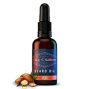 King C. Gillette Beard Oil, Infused with Argan, Jojoba, Avocado, Macadamia Seed and Almond Oils