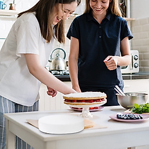 BESTonZON Wedding Cake Stand Round Cake Foam 3Pcs Round Cake Foams Cake Dummies Round Cake Foam Display Foam Cake Dummies for Decorating Practice Mould Cake Dummies Candy Set