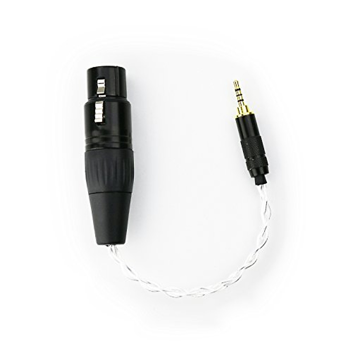 NewFantasia 2.5mm Trrs Balanced Male to 4-pin XLR Balanced Female Headphone Silver Plated Audio Adapter for Astell&Kern AK240 AK380 AK320 for DP-X1 FIIO X5III XDP-300R