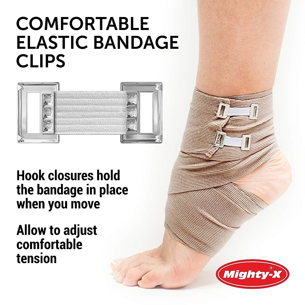 Elastic Bandage Clips - 30 Pack - Bandage Wrap Clips