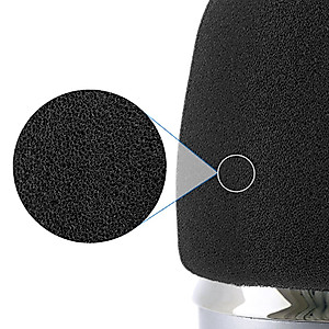 YOUSHARES Microphone Windscreen Foam - Mic Cover Pop Filter Windshield &Protector for Blue Yeti, Yeti Pro Condenser Microphones (Blue)