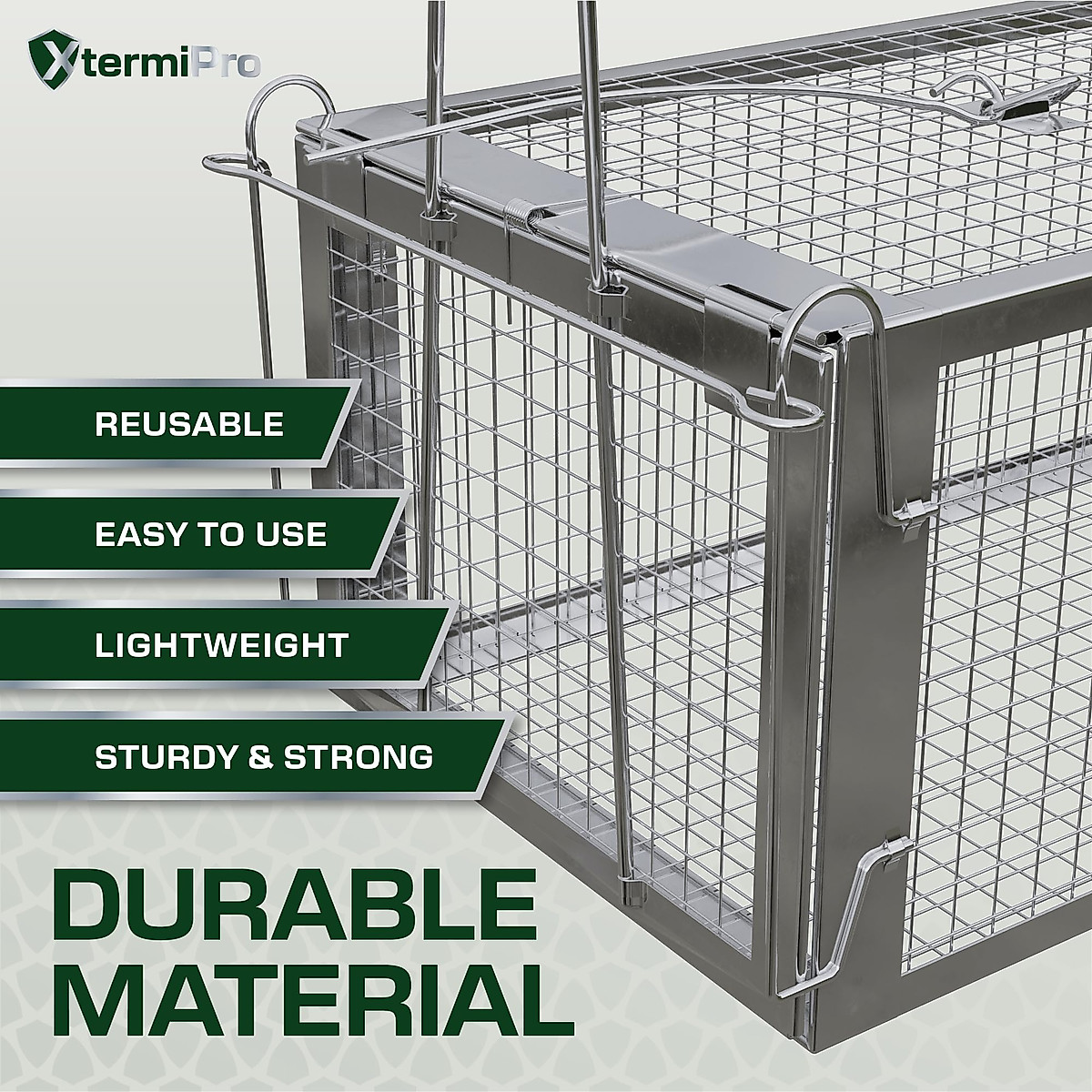 Humane Squirell Trap, Chipmunk and Rat Trap Cages That Works, Humane Mouse Trap for Home | Catch and Release | Reusable and Durable | No Kill Animal Trap | for Inside Home and Outdoor Use