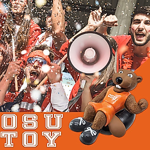 Rubber Tubbers Oregon State Beavers (Benny Beaver) Collegiate Bathtub Toys - Officially Licensed NCAA Team Mascots, Authentic Sports Memorabilia, Novelty Rubber Ducks (Oregon State University)