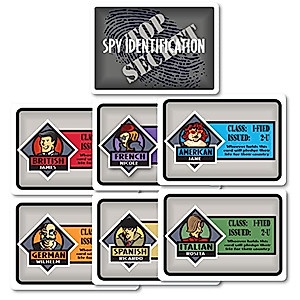 SPY ALLEY Card Game - 2-6 Players - The Card Game That Likes to Live Dangerously - Game Night Shaken Not Stirred