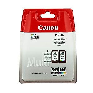 Canon PG-545 CL546 Multi-pack (Black, Cyan, Magenta, Yellow)