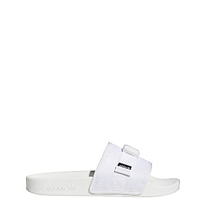 adidas Originals adilette White/White/Black 8 B (M)