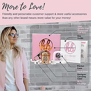 Womens Concert Earplugs - High Fidelity Ear Plugs & Hearing Protection - Musician Ear Protection, Small Ear Plugs for Concerts, Motorcycle Ear Plugs Noise Reduction, Reusable Silicone Ear Plug