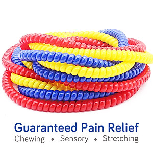 Xtra Tough (XT) Sensory Chew Necklaces for Sensory Kids - Durable Teething Necklace for Kids with Autism SDP ADHD - Chewlery for Aggressive Chewers (6 Pack)