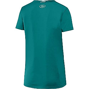 Under Armour Locker T-Shirt, Coastal Teal (722)/ Metallic Silver, Large