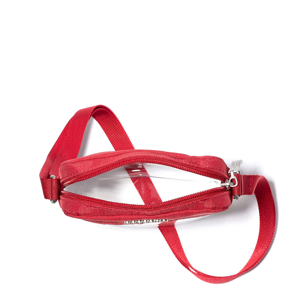 Baggallini womens Stadium Clear Bryant Crossbody cross body handbags, Red, One Size US