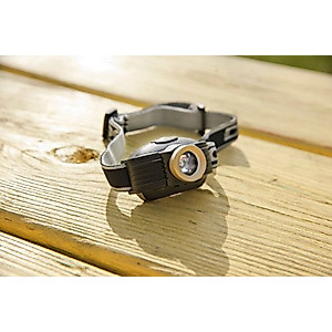 Dorcy 215-Lumen Weather Resistant Spot Beam LED Headlight, Black and Gold (41-2097)