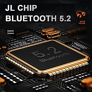 Open Ear Headphones Bluetooth 5.2 Sports Wireless Earphones Built-in Mic Christmas Birthday Gifts