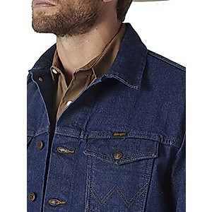 Wrangler mens Cowboy Cut Western Unlined Denim Jacket outerwear, Denim, Medium US