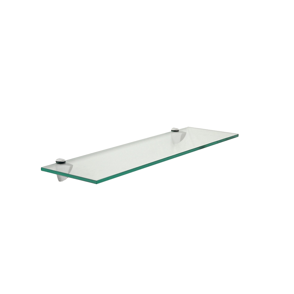 Spancraft 8" X 30" Glass Shelf - Chrome Finish