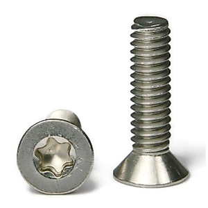 Stainless Steel Star Drive Flat Head Machine Screws #6-32 x 1/2" Qty 25