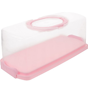 CALLARON Food Containers Cupcake Boxes Cake Carrier Plastic Cake Keeper Cake Containers with Dome Lids Cake Saver with Locking Lid for Cupcake Bread Food Containers Cupcake Boxes