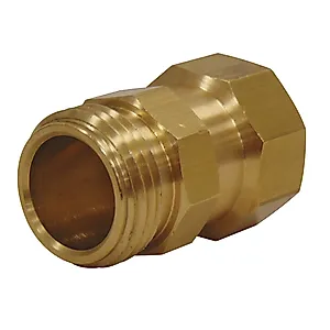 Dramm Brass Hose Swivel to Freely Move Hose and Wand Independently, No Kinking or Fighting with Hose, Brass