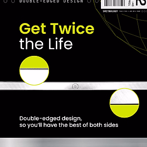 Smithology 12-Inch Planer Blades - Replacement Knives for Delta Planer 22-540, TP300, Replaces 22-547 - Set of 2 (SMTPBS01-2) for Smooth Wood Surface