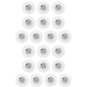 WSDMAVIS 20Pcs One-way Degassing PE Valve with Filter Exhaust Ventilation Vent for Coffee Bag Kraft Paper Bag Food Bags