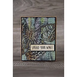 Sizzix Thinlits Die 665201 Perspective Butterfly by Tim Holtz, Multicolor