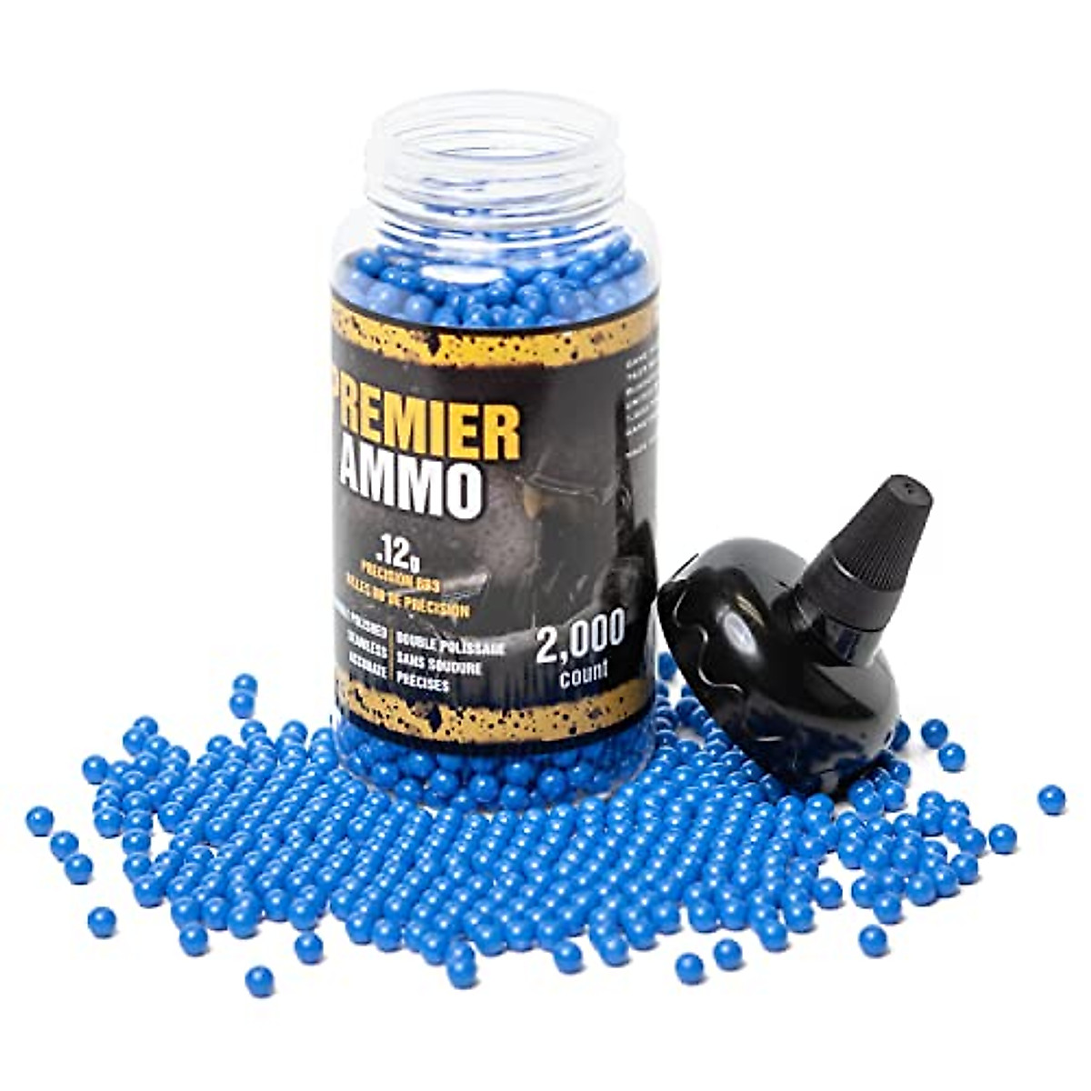 Game Face U-SAP2000 Premier .12-Gram 6mm Camo Airsoft BBs (2000-Count),Green