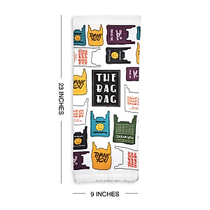 Kitchen Plastic Bag Holder Grocery Shopping Bags Carrier Storage Organizer Extra Large(23" x 9")