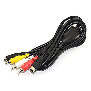 Cinpel Nickel Plating Plug S-Video AV Cable for SEGA Saturn