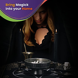 Black Candles for Spells - Black Spell Candles - 48 Pack, Unscented 5" H X 1/2" D, No Smoke for Spell, Chime, Birthdays, Parties, Wicca Wiccan Supplies - Free Candle Spells E-Book