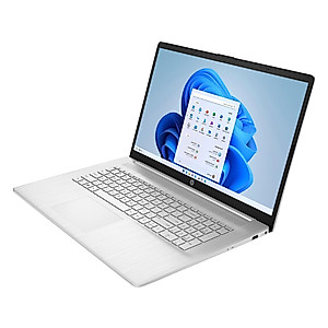 HP 2022 17.3" HD+ BrightView Laptop, Intel Core i3-1115G4 Processor (Beats i5-1035g1), 16GB RAM, 256GB PCIe SSD, Intel UHD Graphics, HD Webcam, HD Audio, Windows 11, Silver, 32GB Snowbell USB Card