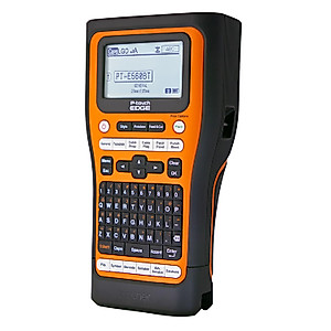 Brother P-Touch-E550W Hand-Held Labeler (UX0987),Black/orange