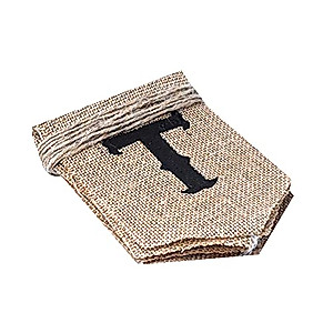 Halloween Banner – Trick or Treat Halloween Burlap Banner Pennant Garland Bunting for Fireplace Mantle Porch Party Decorations by Mandala Crafts