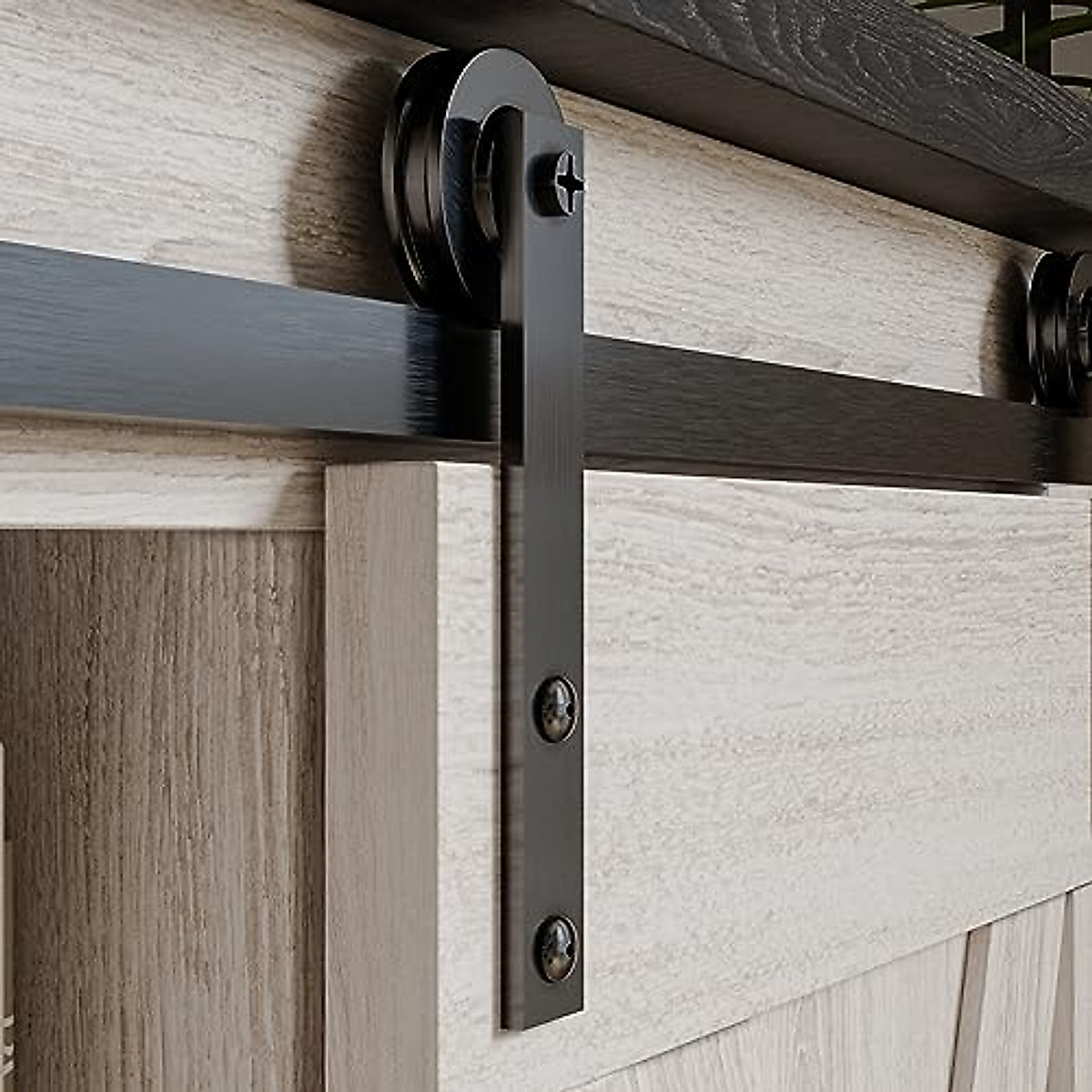 OLD CAPTAIN Coffee Bar Cabinet with Adjustable Storage Shelves,Sliding Door,32", White