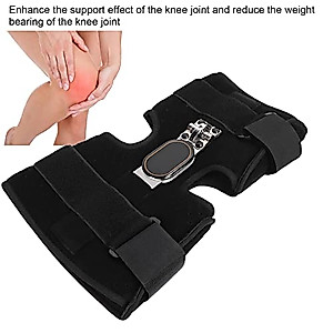 Hinged Lateral Support, Breathable Superior Rehabilitation Support Comfortable Knee Brace Knee Protection for Meniscus Injury for Ligament for Instabilities(Left leg, M)
