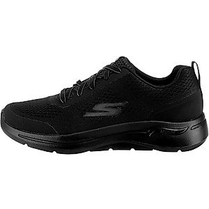 Skechers Men's Gowalk Arch Fit-Athletic Workout Walking Shoe with Air Cooled Foam Sneaker, Black, 8