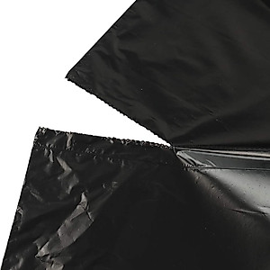 Gloreen Small Trash Bag, 2.6 Gallon Black Unscented Leakproof Garbage Liners(6 Rolls, 150Counts)