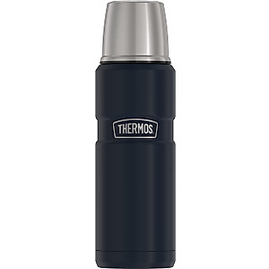 THERMOS Stainless King Vacuum-Insulated Compact Bottle, 16 Ounce, Midnight Blue