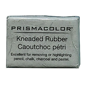 PRISMACOLOR Design Eraser, 1224 Kneaded Rubber Eraser, Grey (70531) (3 Pack)