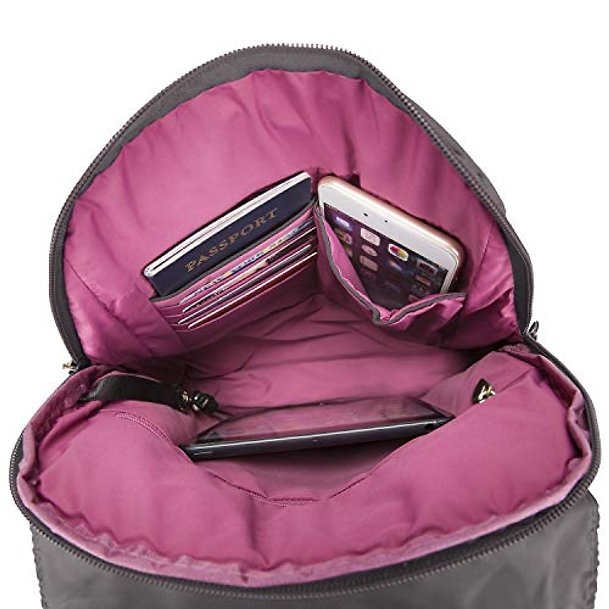 Travelon Anti-theft Signature Slim Backpack, Smoke