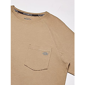 Dickies Men's Short Sleeve Performance Cooling Tee, Desert Sand, XL