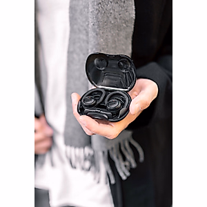 Altec Lansing True Evo Sport Truly Wireless Earphones, 6 Hours of Battery Life, Weatherproof Design, Includes Wireless Charging Case, Black (MZX758-BLK-AMZ)