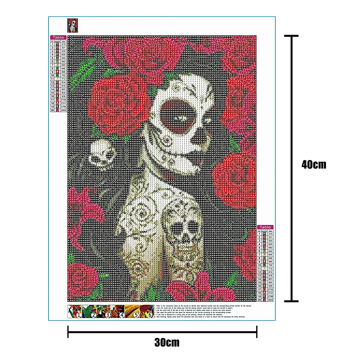 TUMOVO Angel Girl Diamond Painting DIY 5D, Numbering Kit, Crystal Rhinestone Diamond Painting Forest，Flower，Butterfly Pictures Full Moon Artwork Home Decor Adults Kid Nordics Boho Gift(12''Wx 16''H)