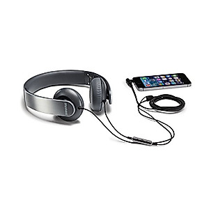 Shure SRH145m+ Portable Collapsible Headphones with Remote + Microphone Compatible with All Apple iOS Devices