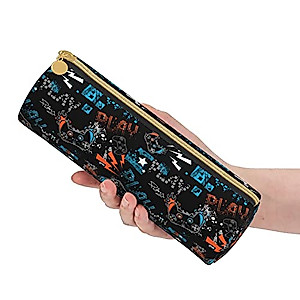 Cool Video Game Funny Pencil Case Large Capacity Pen Box Makeup Pouch Holder Organizer Stationery Bag For School Office College Traval Adults Boy Girls Women Men