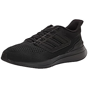 adidas Men's EQ21 Trail Running Shoe, Black/Black/Black, 12