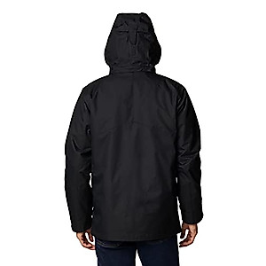 Columbia Men's Bugaboo II Fleece Interchange Jacket, Black/Red, X-Large